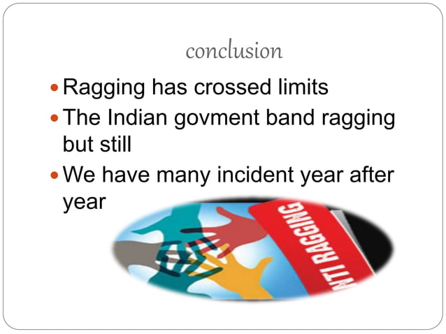 Anti ragging | PPTX | Law