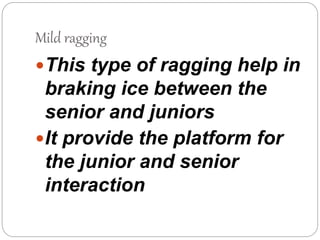 Anti ragging | PPTX