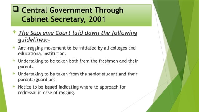 Anti Ragging ppt for making students informed.pptx