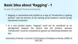 Anti Raging Lecture for the students of universities and colleges.pptx