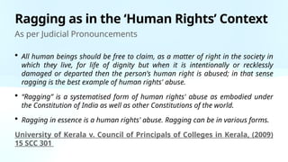 Anti Raging Lecture for the students of universities and colleges.pptx