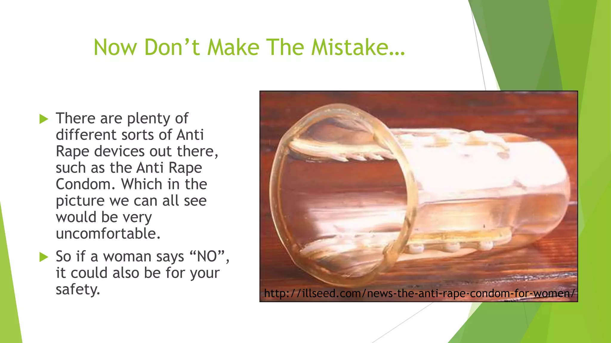 Anti rape panties | PPT