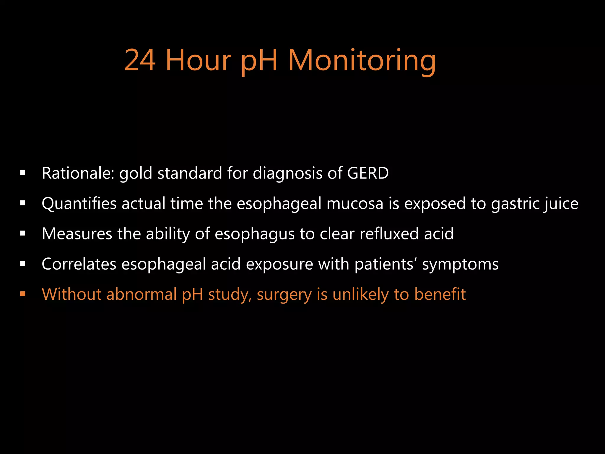 Gastroesophageal Reflux Disease and Antireflux Surgery | PPTX