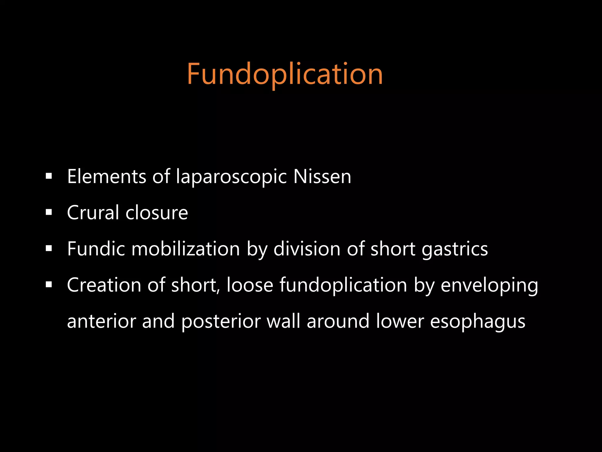 Gastroesophageal Reflux Disease and Antireflux Surgery | PPTX