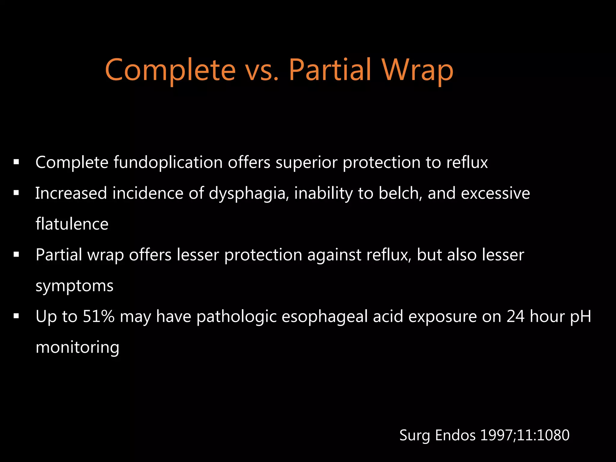Gastroesophageal Reflux Disease and Antireflux Surgery | PPTX
