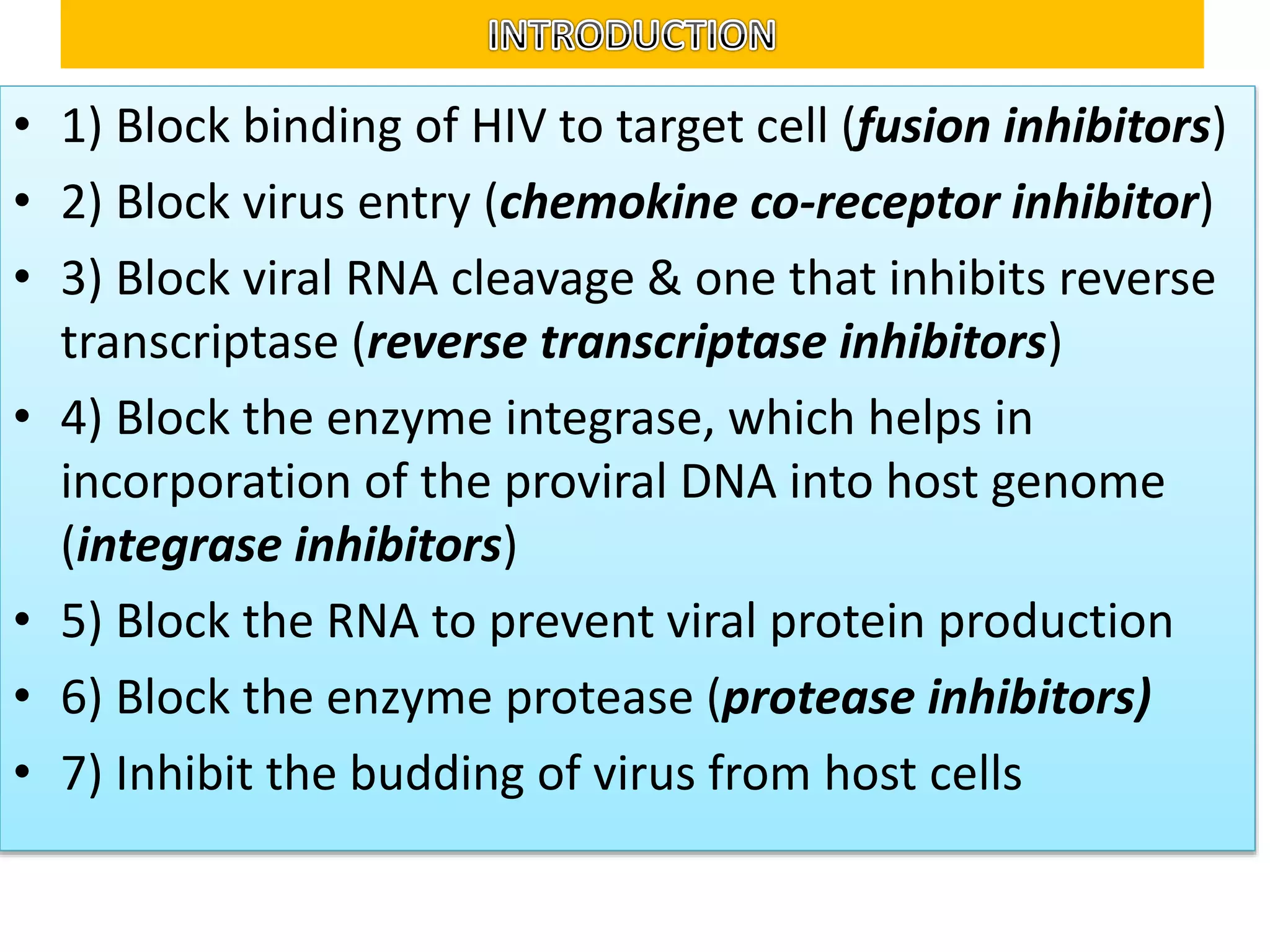 Anti retroviral drugs | PPTX