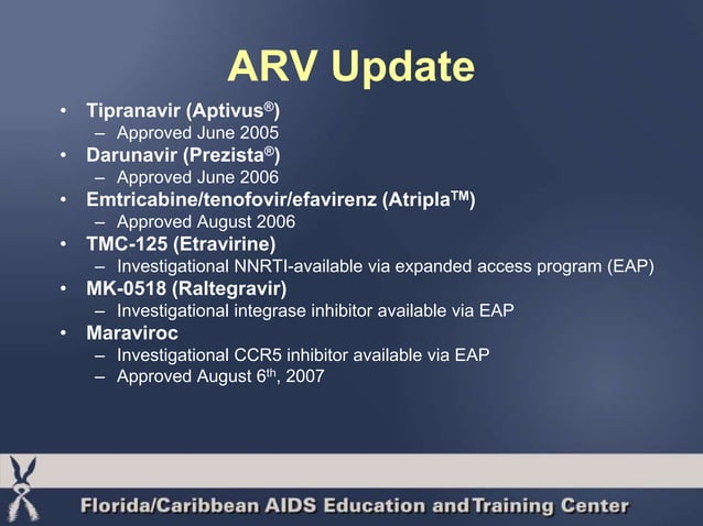 Antiretroviral therapy _drugs,_mechanism_of_action,_adverse_effects ...