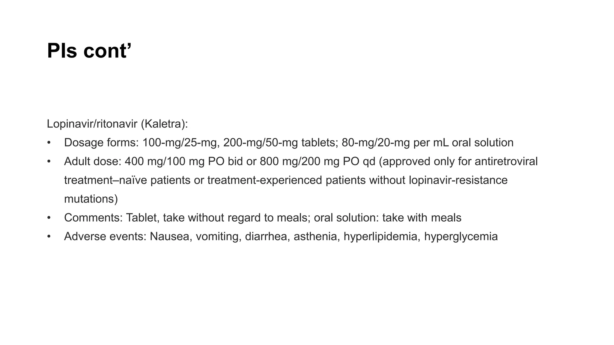 Antiretroviral therapy for hiv infection | PPTX