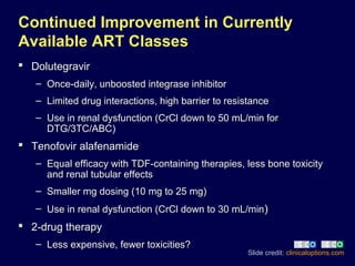 Antiretroviral Therapy Update 2016 | PPT