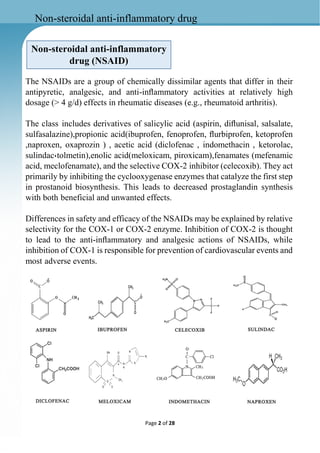 Anti rheumatic drug ( NSAIDs and DMARDs ) | PDF