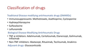 Antirheumatic drugs | PPTX | Digestive Disorders | Diseases and Conditions