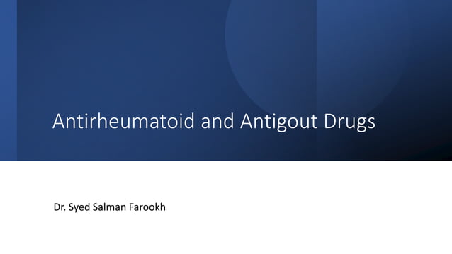 Antirheumatoid and antigout drugs | PDF | Digestive Disorders ...