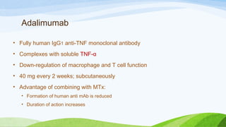 Antirheumatoid drugs | PPT