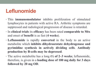 Pharmacology of Antirheumatic Drugs..... | PPTX