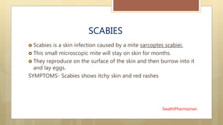 Antiscabies &antipedicular agents | PPTX