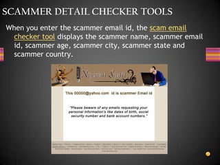 Antiscam | PPTX | Email | Internet