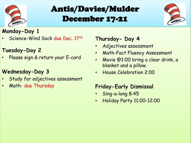 Homework Powerpoint | PPTX