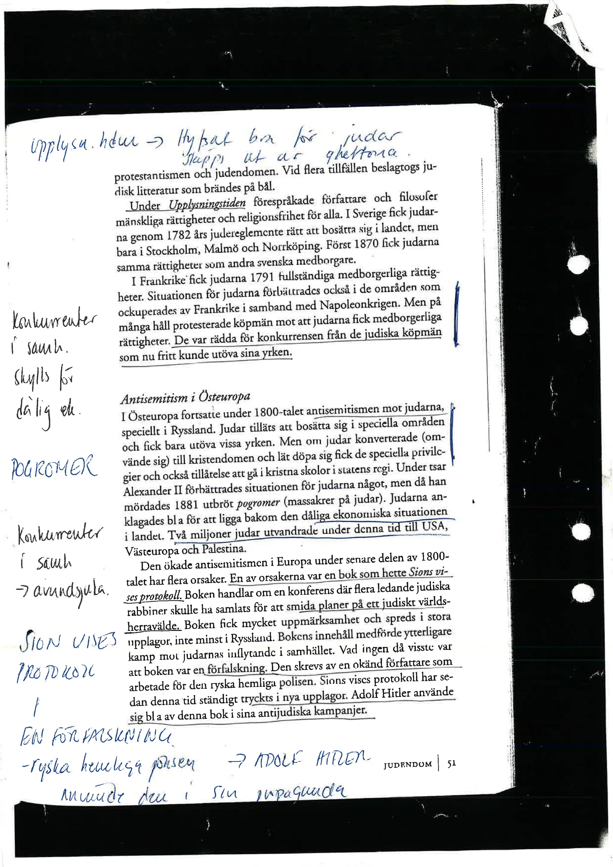 Antisemitism - orsaker bakom antisemitism | PDF