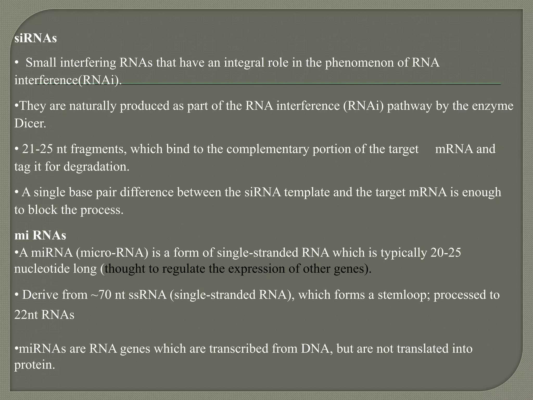 Antisense and RNAi | PPTX