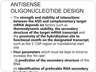 Antisense Drugs seminar 2024: NOVEL .pptx