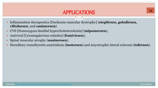 Antisense oligonucleotides ppt.ppt ISF COLLEGE OF PARMACY | PPTX