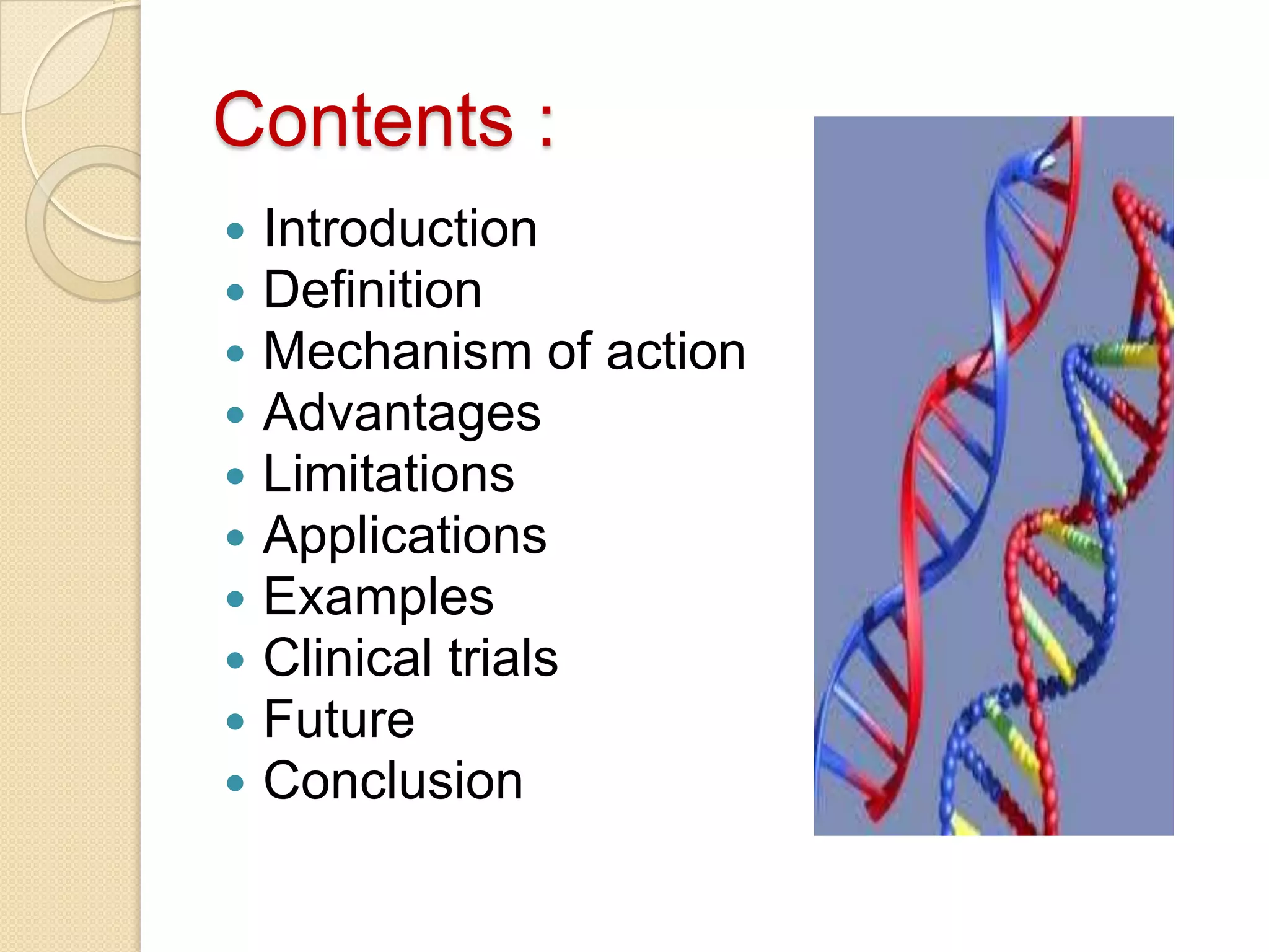 Antisense oligonucleotide therapy | PPTX