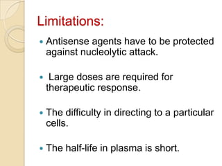 Antisense oligonucleotide therapy | PPTX