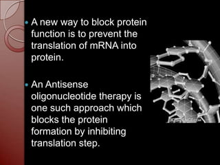 Antisense oligonucleotide therapy | PPTX