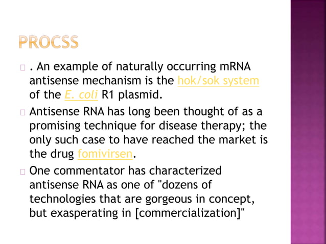 Antisense rna | PPT