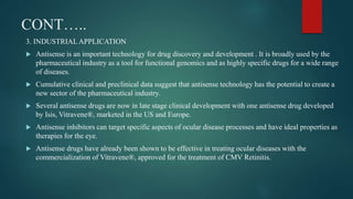 Antisense rna | PPTX | Genetics | Science