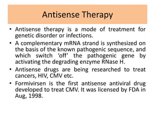 Antisense rna technology | PPTX
