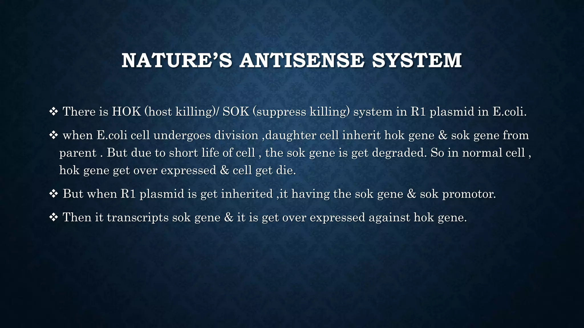 Antisense rna technology | PPTX