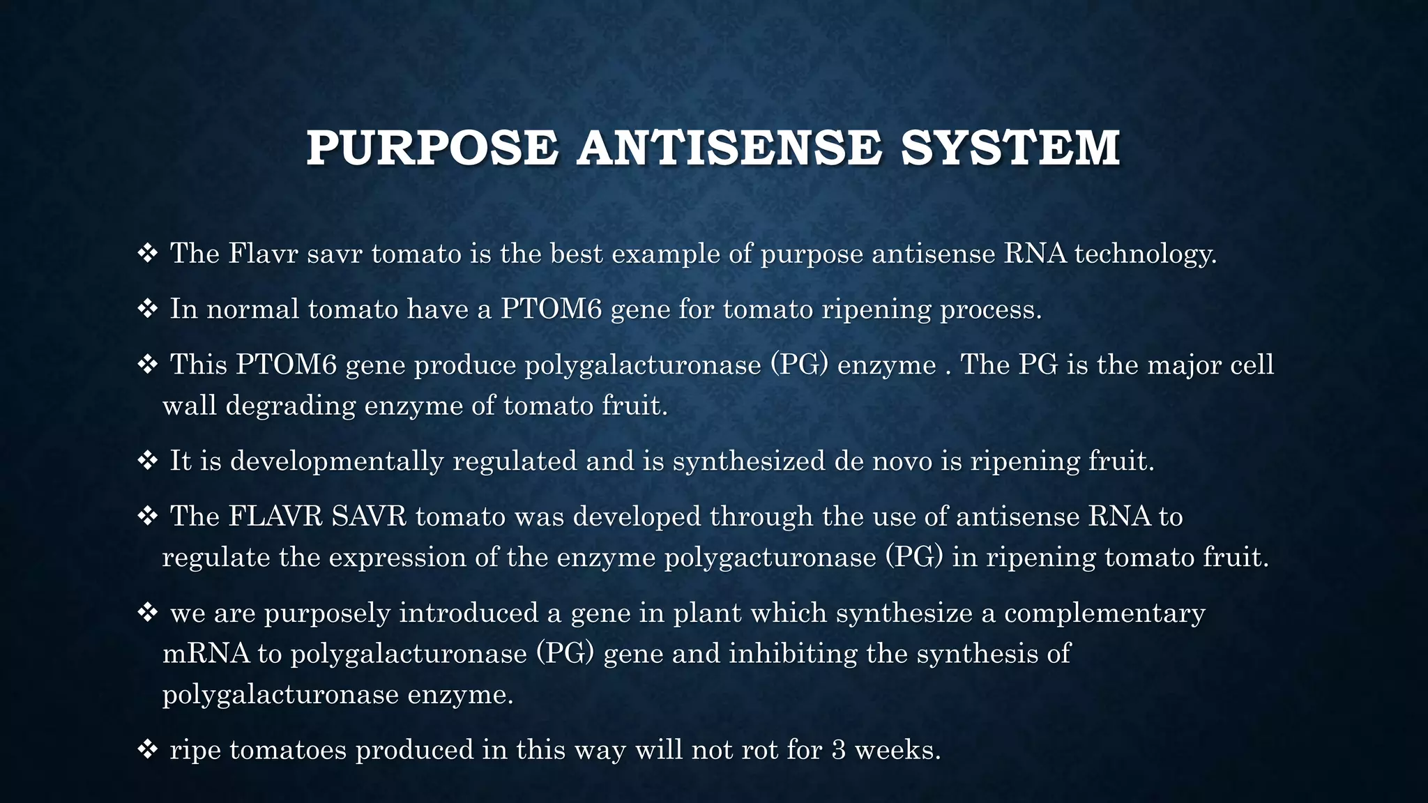 Antisense rna technology | PPTX
