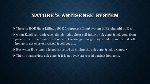 Antisense rna technology | PPTX