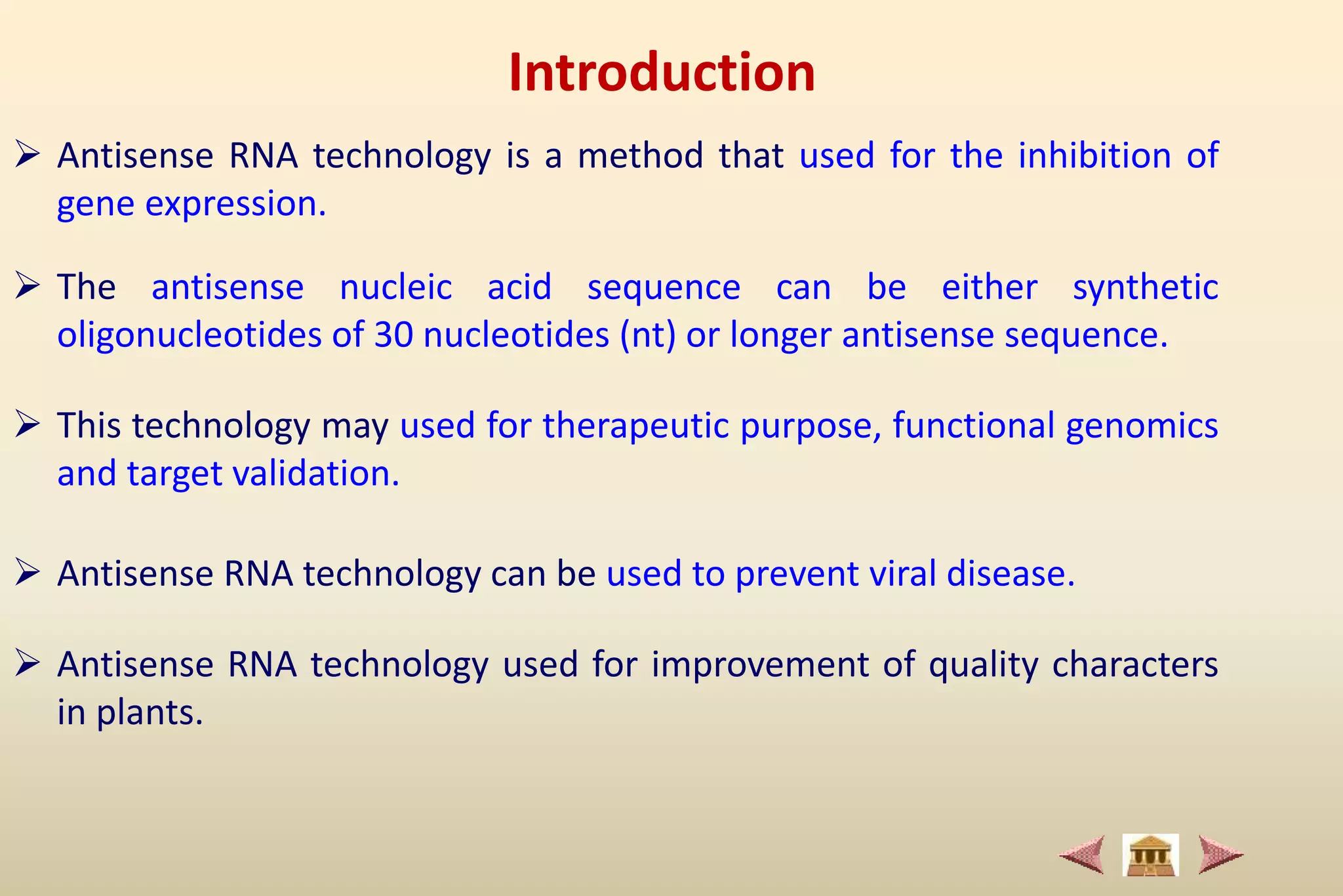 Antisense RNA technology & its role in crop improvement ppt surendra ...