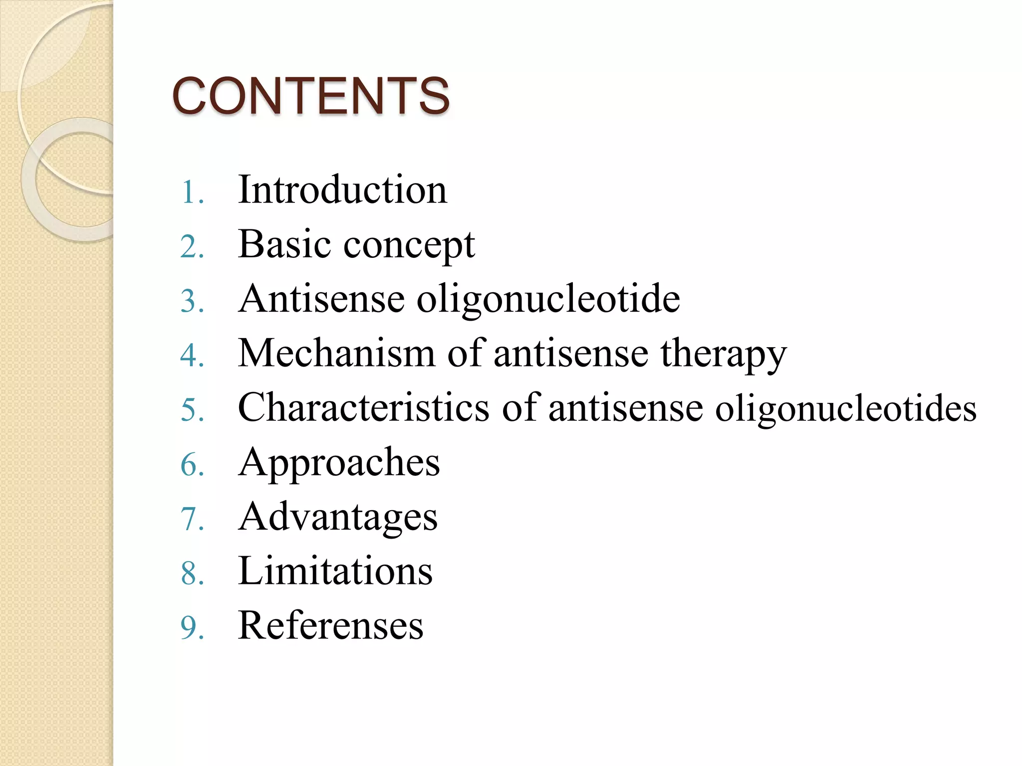 Antisense technologies and antisense oligonucleotides | PPTX
