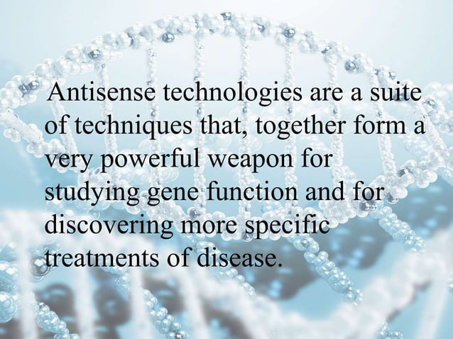 Antisense technology | PPTX