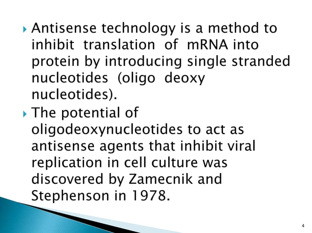 Antisense technology | PPTX