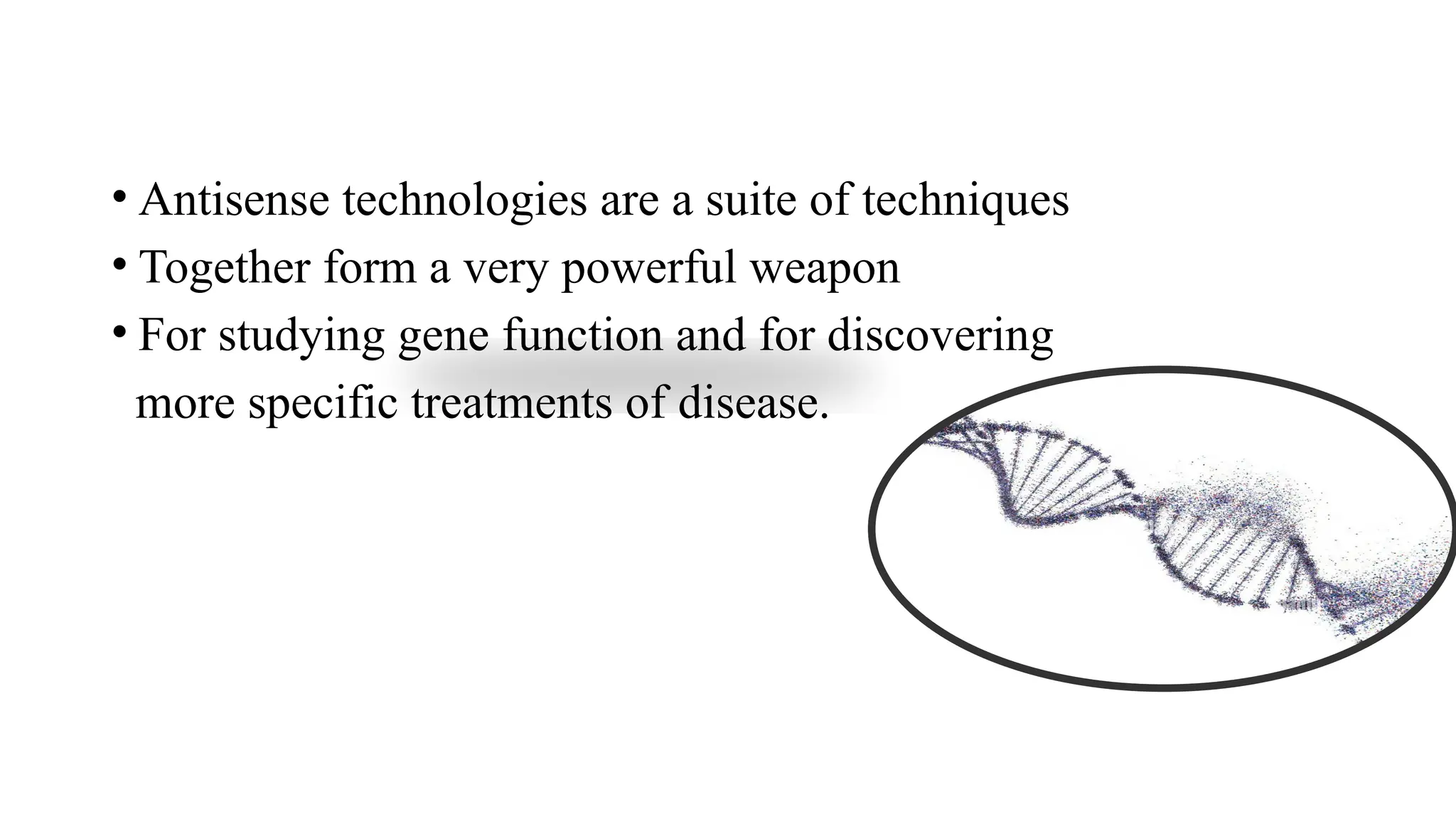 antisense technology and new applications | PPTX