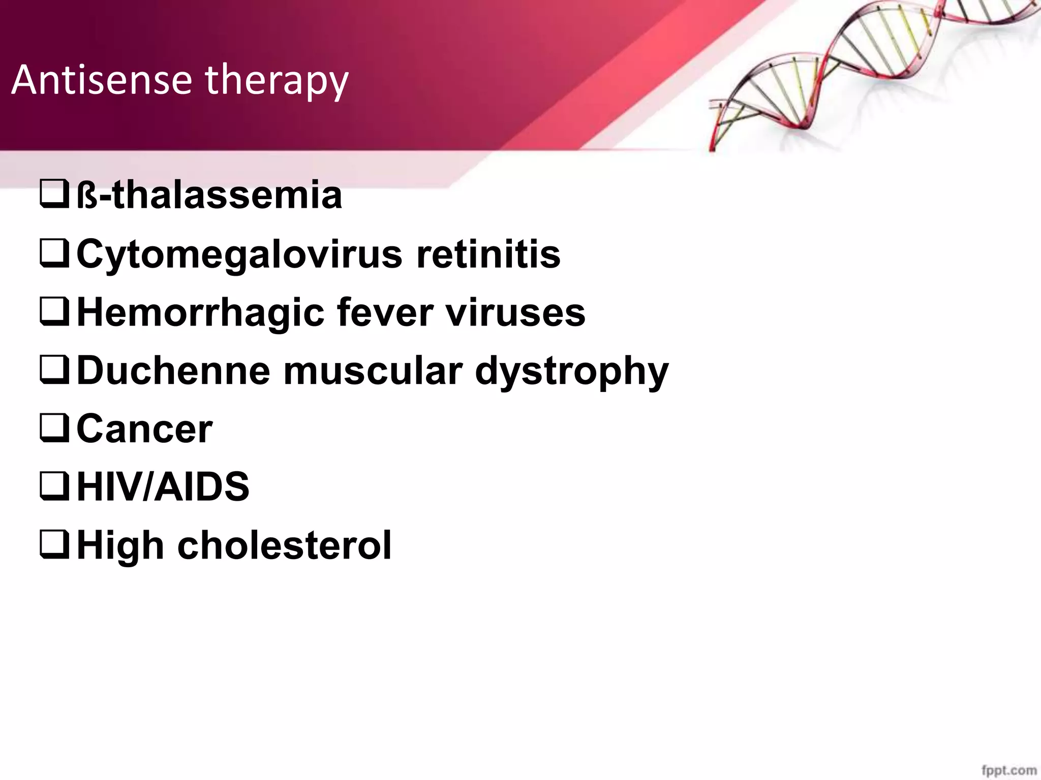 Antisense therapy | PPTX