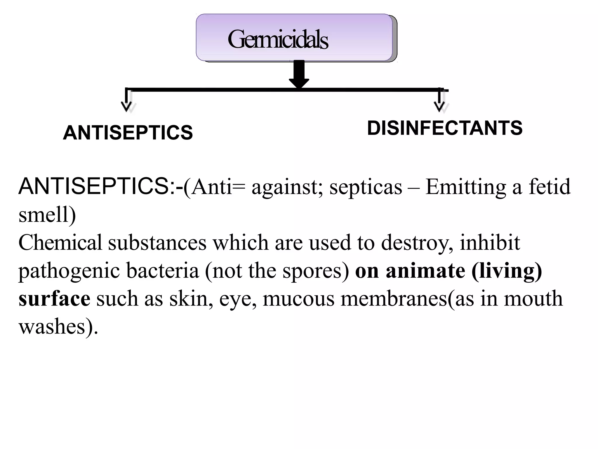 Antisepticanddisinfectant | PPTX
