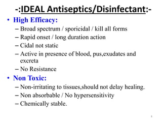 Antiseptic and disinfectant.ppt