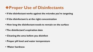 Antiseptic and disinfectant their uses and examples | PDF