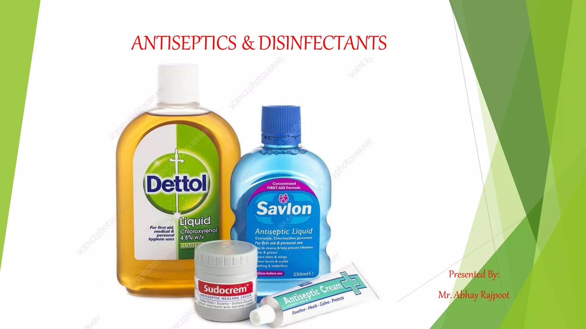 Antiseptic and disinfectants | PPTX