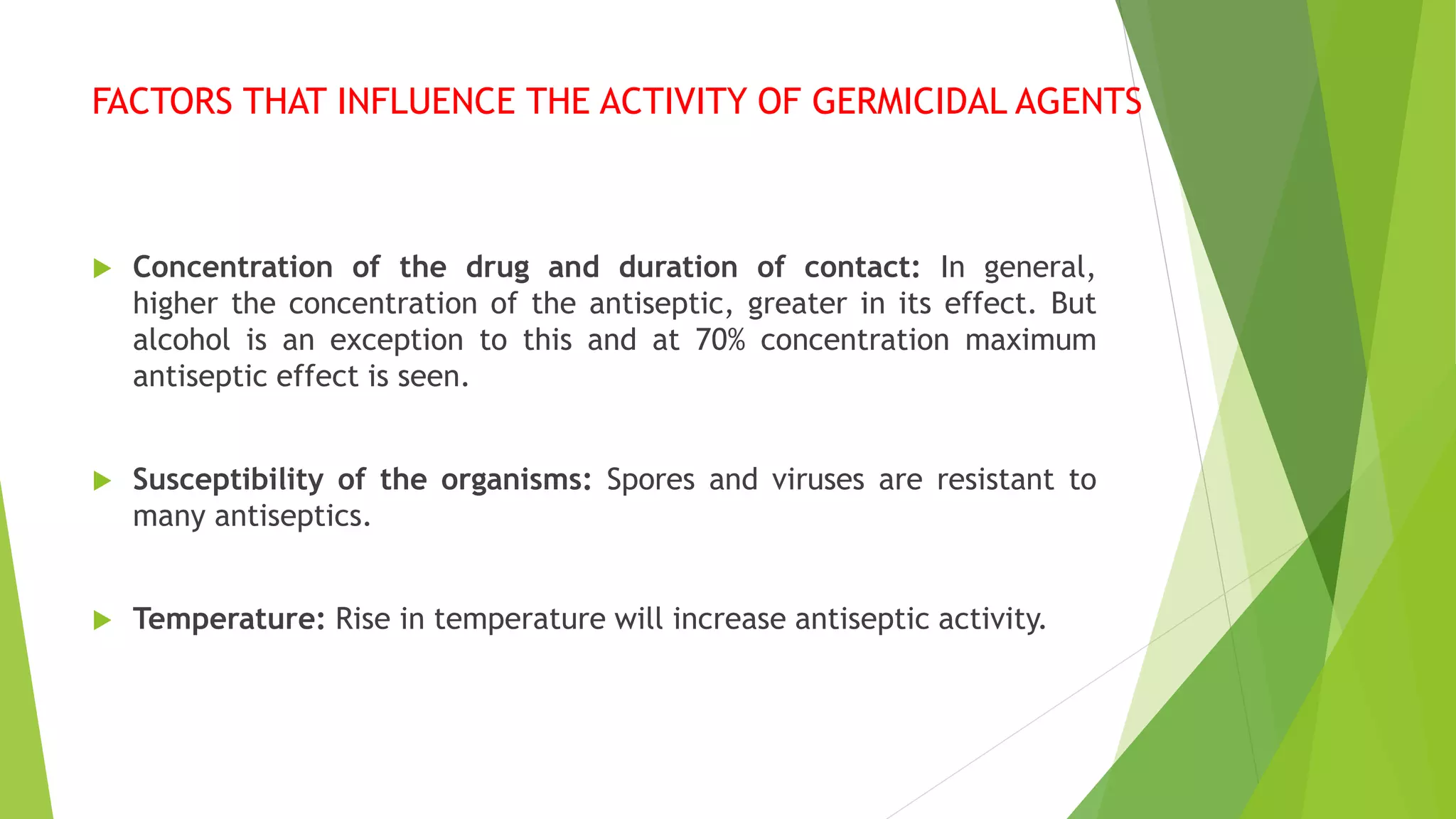 Antiseptic and disinfectants | PPTX