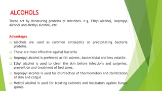 Antiseptic and disinfectants | PPTX