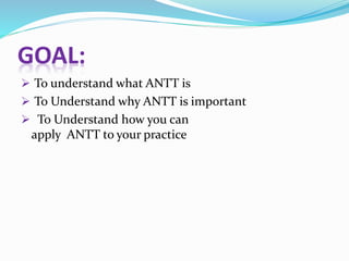 Antiseptic non touch technique (ANTT) | PPTX