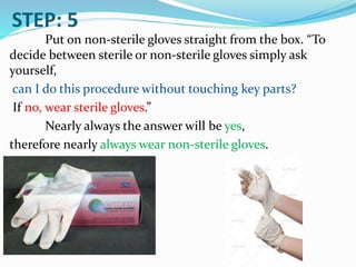 Antiseptic non touch technique (ANTT) | PPTX