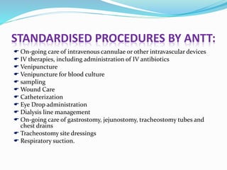 Antiseptic non touch technique (ANTT) | PPTX