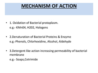 Antiseptics and disinfectant | PPTX